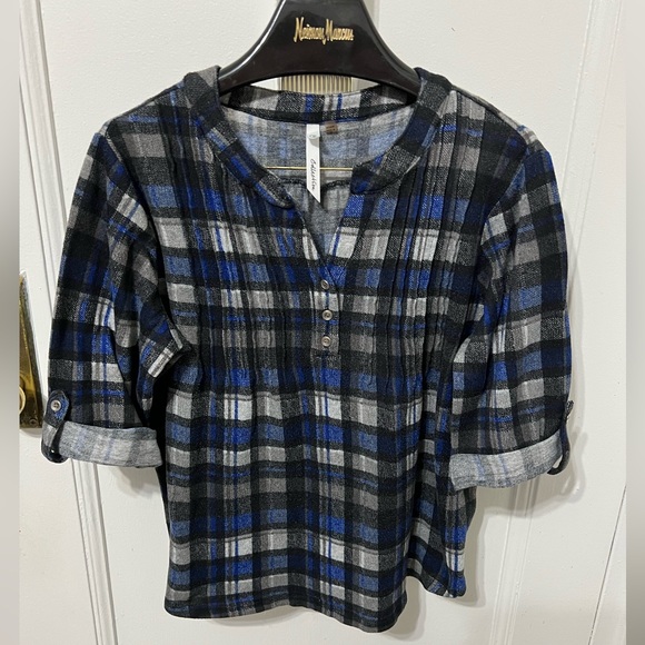 Tops | Ny Collection Shirt For Women Size Xl Made In Indonesia | Poshmark